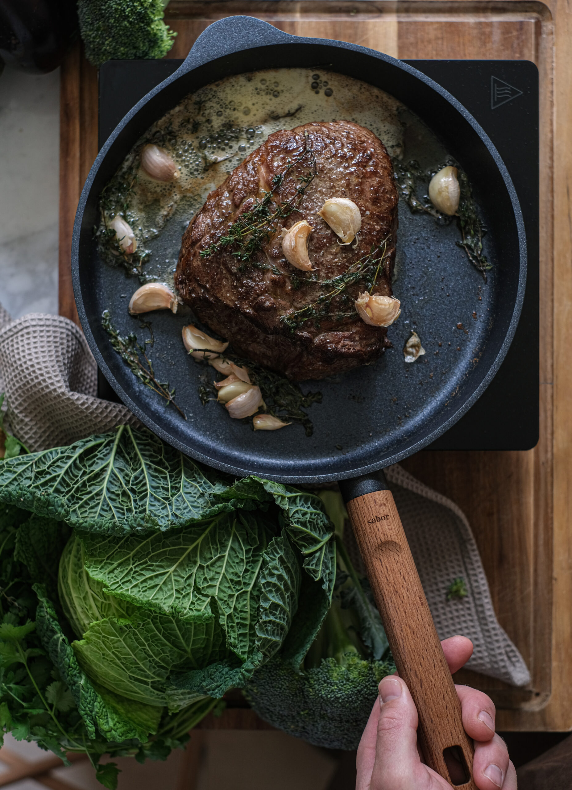 Stekepanne Premium Wood - Sabor